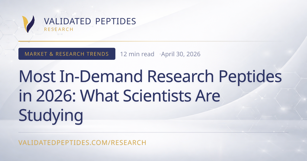 Most In-Demand Research Peptides in 2026: What Scientists Are Studying ...